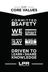 Core Values - LPR Construction | Steel Erector